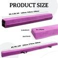 8FT/9.5FT Folding Beam, Portable Gymnastics Beam Equipment with Non ...