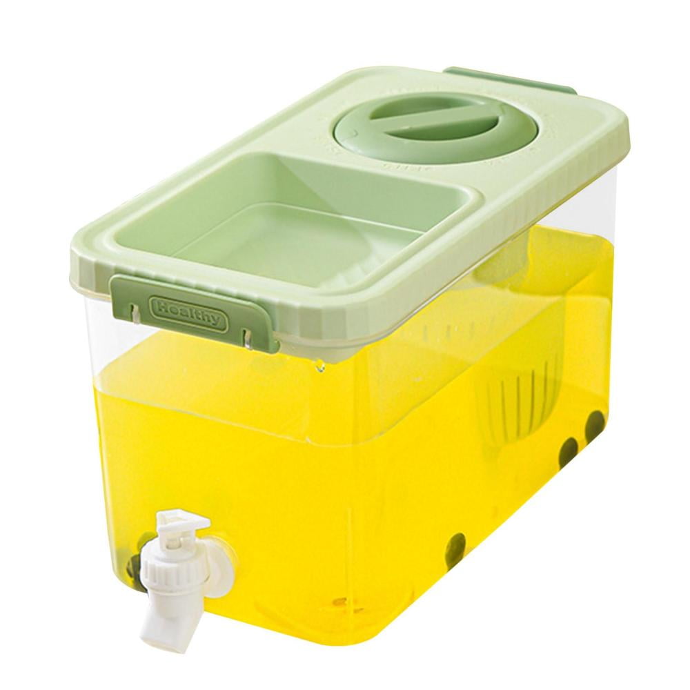 Cold Kettle with Faucet|4L Refrigerator Cold Kettle Drink Dispenser ...