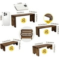 2 Set Large Cupcake Stands Wooden Display Risers Wood Riser Dessert ...