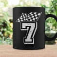 Birthday Boy Number 7 Racing Flag 7Th Birthday Race Car Coffee Mugs ...