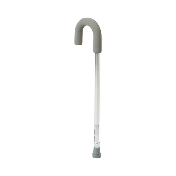 McKesson Aluminum Round Handle Walking Cane, Adjustable Height, 300 Lb ...