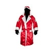 Cleto Reyes Satin Boxing Robe with Hood - Black/White - Walmart.com
