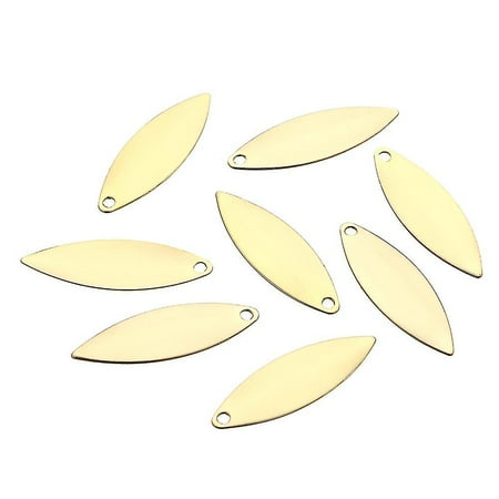 20pcs Bass Fishing Attractor Spinner Rotate Vib Lure Metal Willowmetal ...