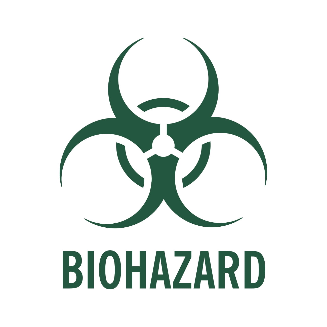 Biohazard Sticker Decal Die Cut - Self Adhesive Vinyl - Weatherproof ...