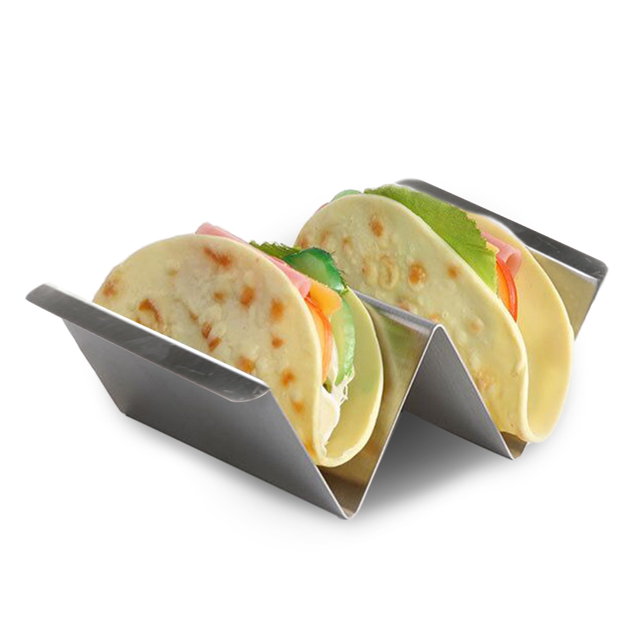 LEERUI Food Grade Stainless Steel Taco Holder Stand, Taco Truck Tray ...