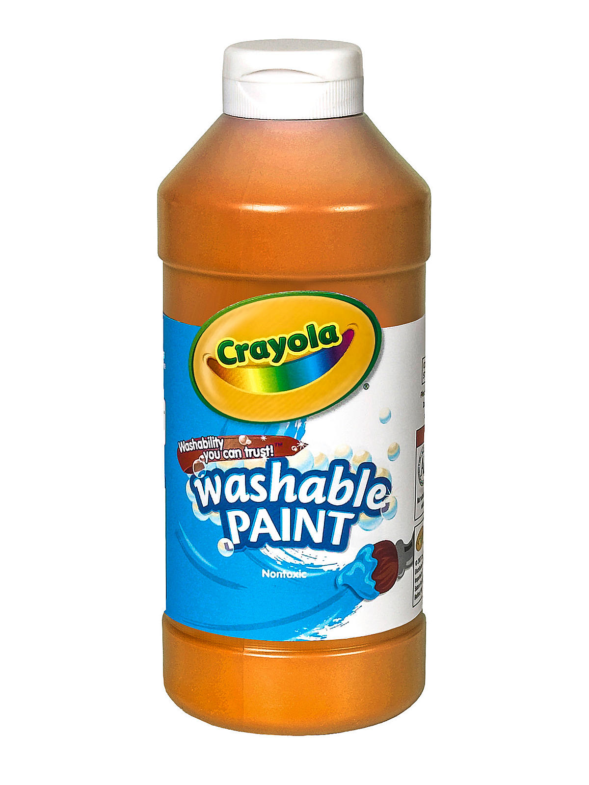 Washable Paint Orange (Pack Of 4) - Walmart.com
