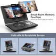 OhhGo DVD Players for Smart TV, Portable DVD Player with 11.8" Swivel ...