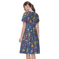 Cartoon Snack Junk Food Lover Gift Dresses Short Sleeve Nightdresses ...