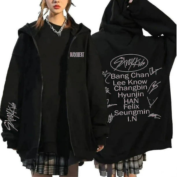 Stray Kids Hoodies Skzoo Print Jackets Skz Hooded Jacket Korean Kpop ...