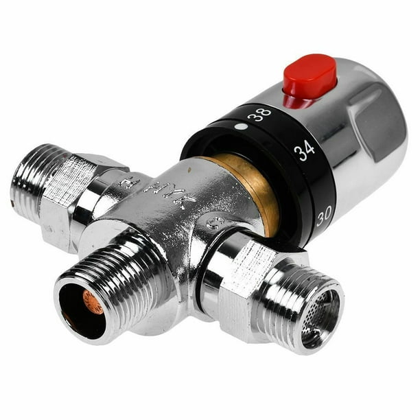 Luckyn Thermostatic 1/2 Cartridge Tap Control Mixing Water Temperature ...