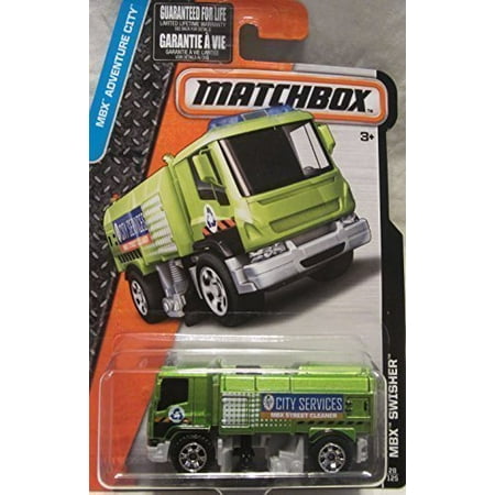 Matchbox 2016 MBX Adventure City MBX Swisher Street Cleaner [Neon Green ...