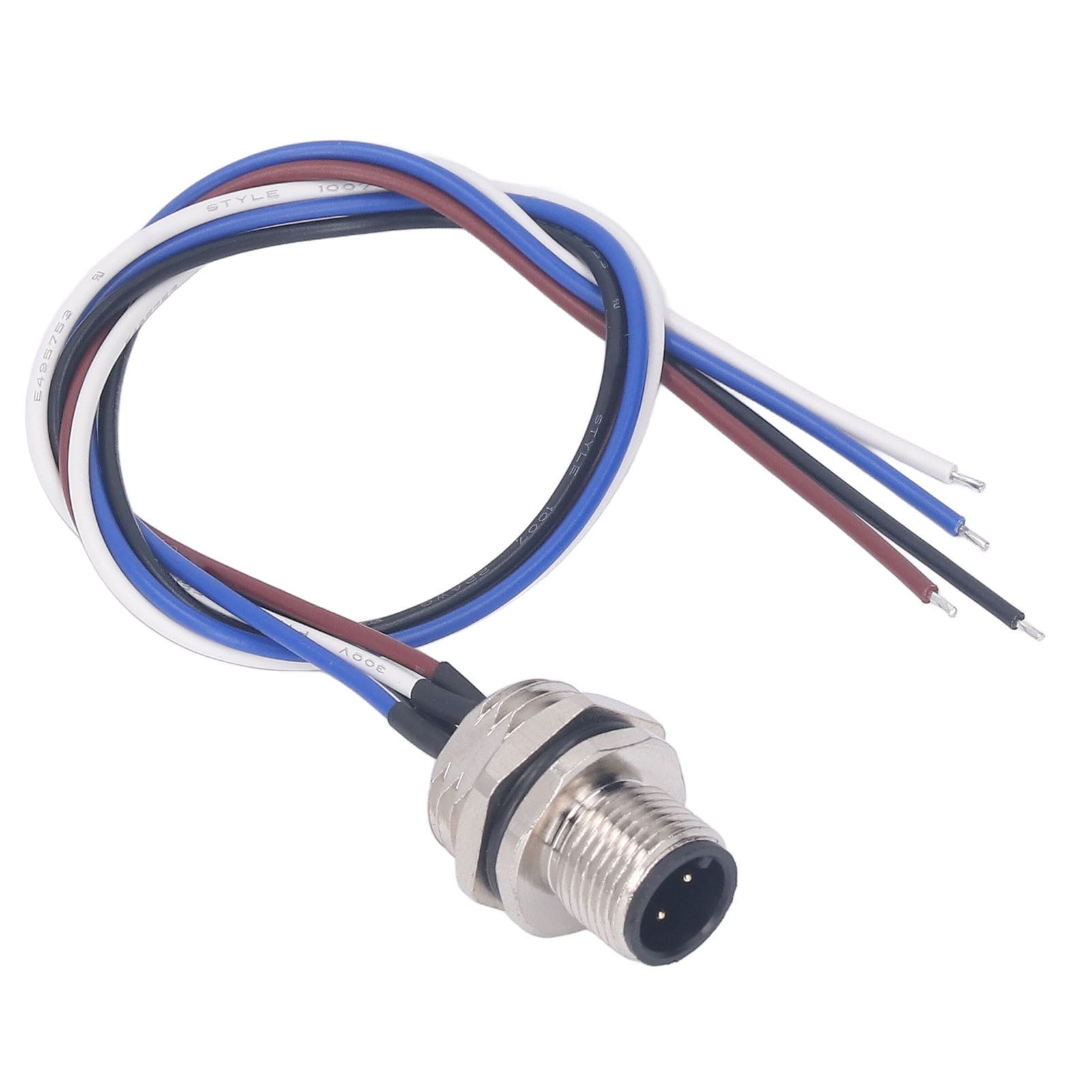 Cable Conector M12 De 4 Pines, Conector Hembra De Alimentación Para ...