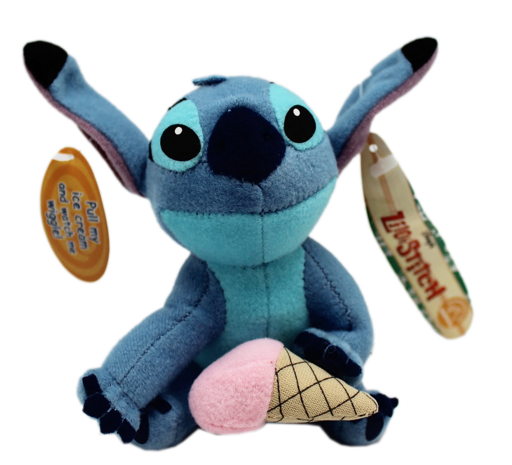 Disney's Stitch Small Plush Toy With Vibration Pull String - Walmart.com