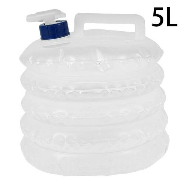EIMELI Collapsible Water Container Outdoor Foldable Bucket Portable Plastic Water Bag Container ...