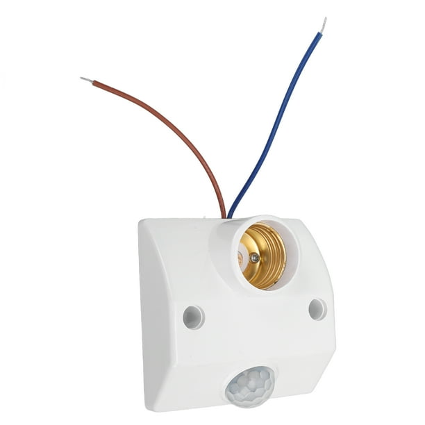 Human Body Induction Lamp Holder, E27 PIR Motion Sensor Lamp Holder ...