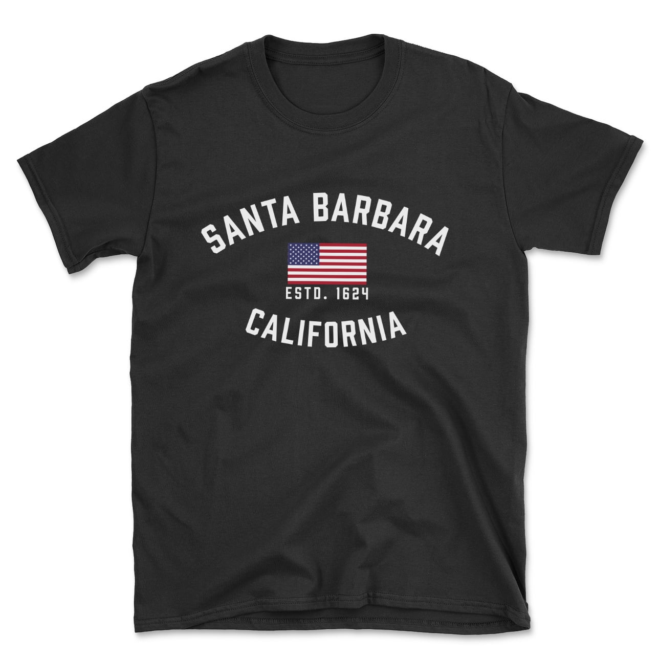 Santa Barbara California Patriot Men's Cotton T-Shirt - Walmart.com