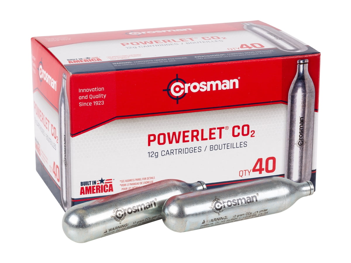 Buy Crosman 12-Gram CO2 Powerlet Cartridges for Use with Air Rifles and Air Pistols Online at ...