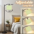 Arc Floor Lamp with Adjustable Lampshade Gingham seamless Plaid repeat ...