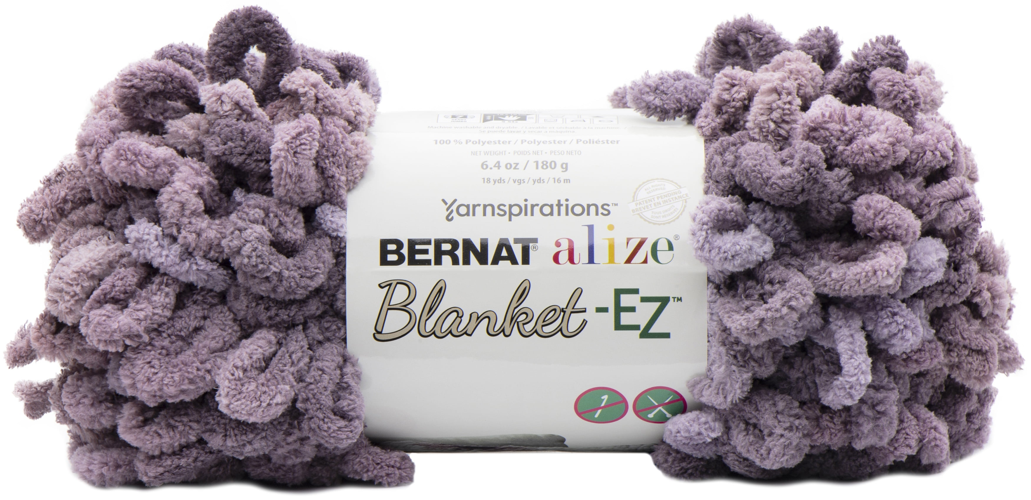 Bernat Alize Blanket-EZ Yarn-Dusty Rose - Walmart.com