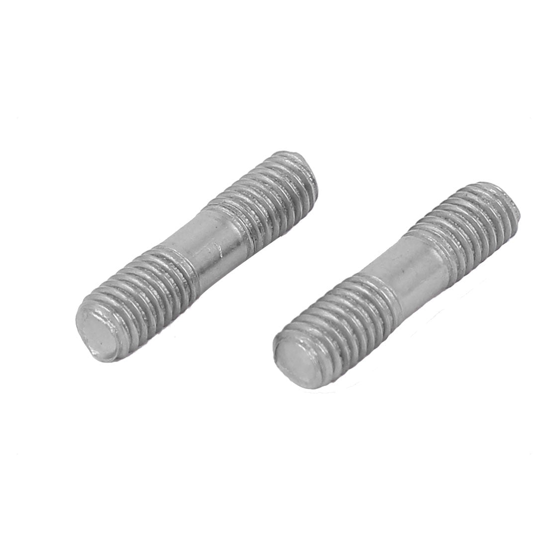 M5x20mm 304 Stainless Steel Double End Threaded Rod Tight Push Stud ...