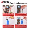 LIGGJUN SZ302 LCD Digital Multimeter AC DC Current Votage Diode ...