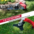 Amerisun 25.4cc Gas String Trimmer, Gas Weed Wacker, weed trimmer，3-in ...