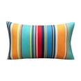 30x50cm Waterproof Waist Pillowcase, Outdoor Sofa Cushion Cover Nylon ...