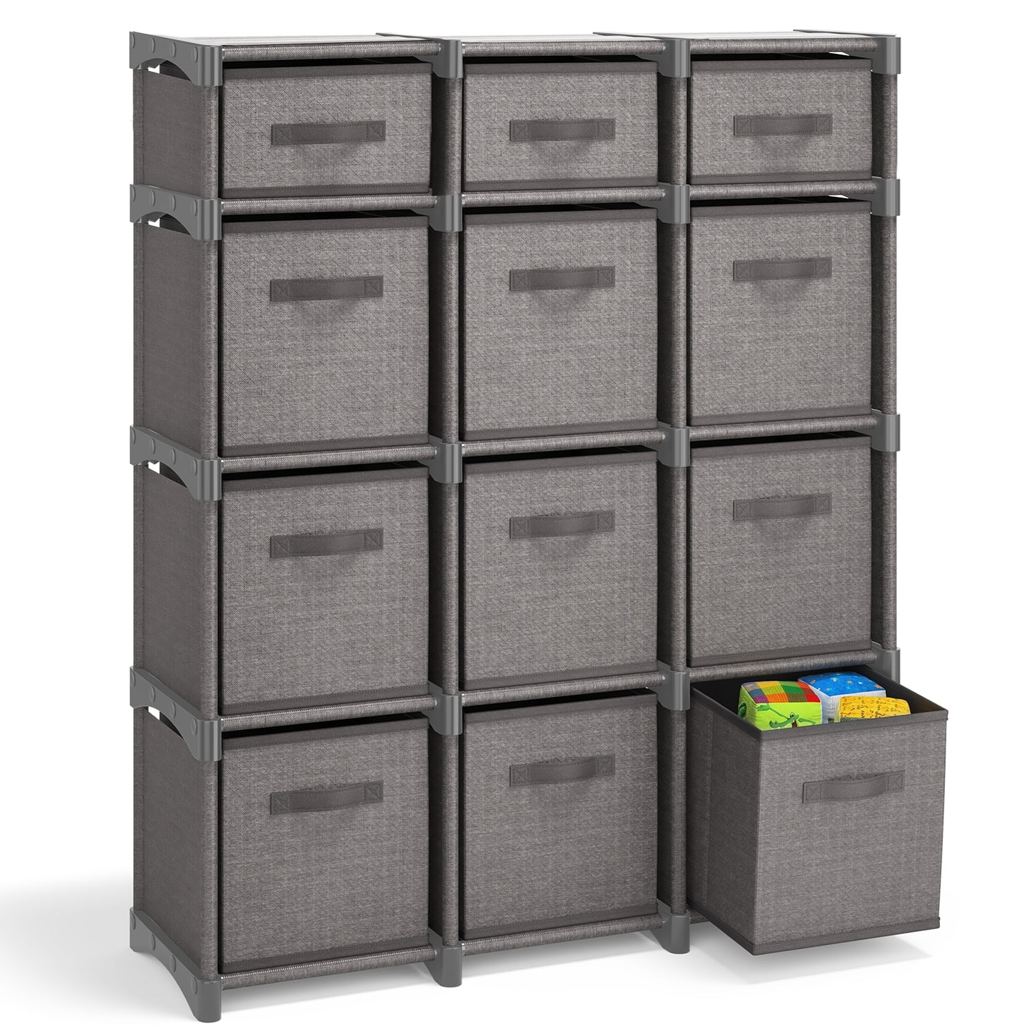 Nestl Cube Storage Organizer for Bedroom - Box Storage Cubby Organizer ...