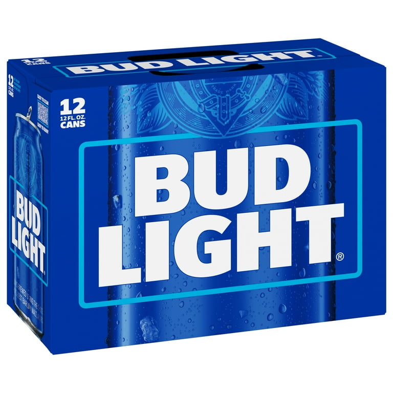 Bud Light Beer, 12 Pack Lager Beer, 12 Fl Oz Cans, ABV,, 51% OFF