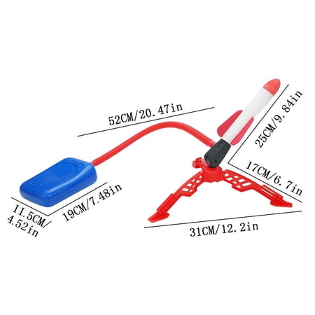 Children Rocket Toy Easy to Toy Use Rocket Launcher Toy Jump Trample ...
