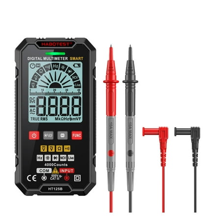 ziyahi Digital Multimeter for AC Amperometric Tool Meter Protection ...