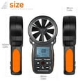 Handheld Anemometer, Digital Wind Speed CFM Meter Gauge - PC Data Air ...