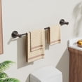 Adjustable Bronze 16 to 26 Inch Bath Towel Bar Rack for Bathroom Holder ...