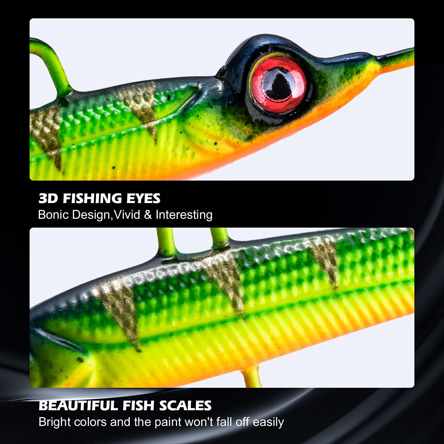 Buy Goture Micro Ice Fishing Jigs Set Ice Fishing Hooks Gear Ice ...