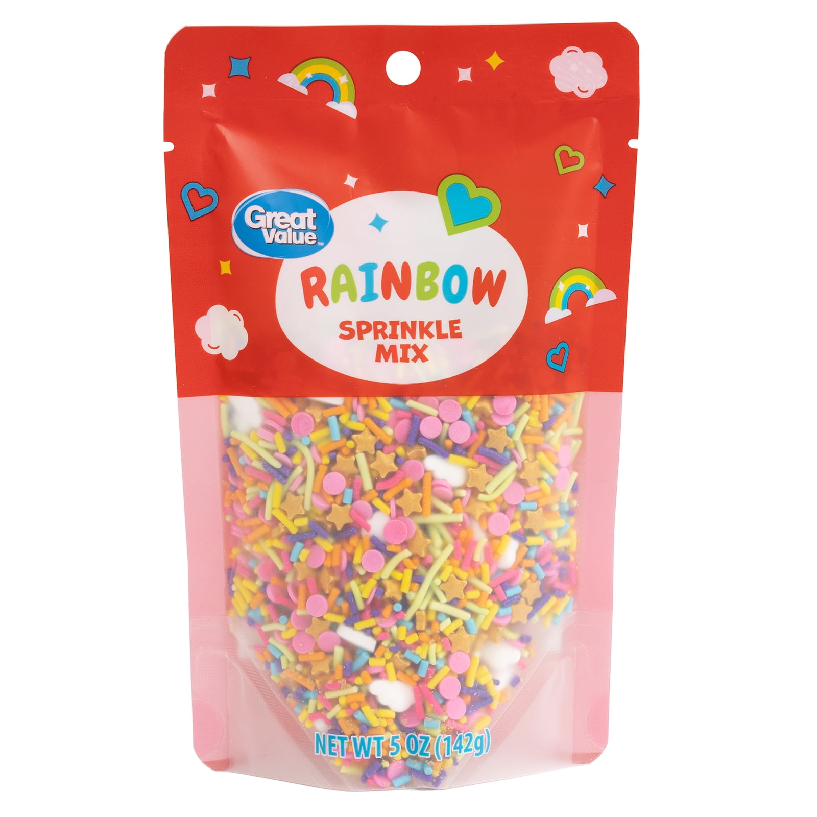 Great Value Sprinkle Mix Rainbow, 5oz - Walmart.com
