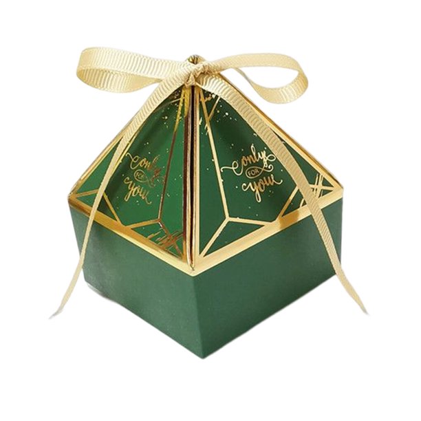 serony 50Pcs Candy Box with Ribbon Lightweight Container Paper ...