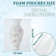 100pack Packing Foam Pouches 12x16 Inch Large Cushion Wrap Protect Mugs ...