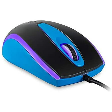 Coolerplus X5 Plus Wired USB Optical Mouse with 1.6 Meters Cord, 10 ...