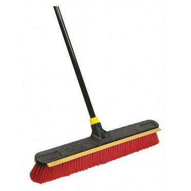Quickie Multi-Sweep Push Broom, Black Polypropylene Fiber Bristle ...