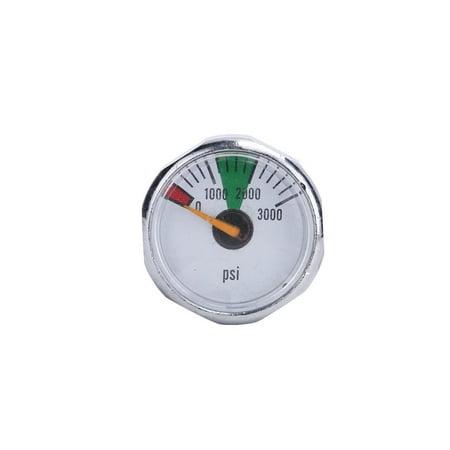 1/8NPT Micro Mini Gauge Manometer for Paintball PCP Air Rifle 3000psi ...