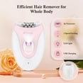 Flend Smooth Glide Epilator, Portable Cordless USB Hair Remover, 36 Tweezers, 2 Speeds - Walmart.com