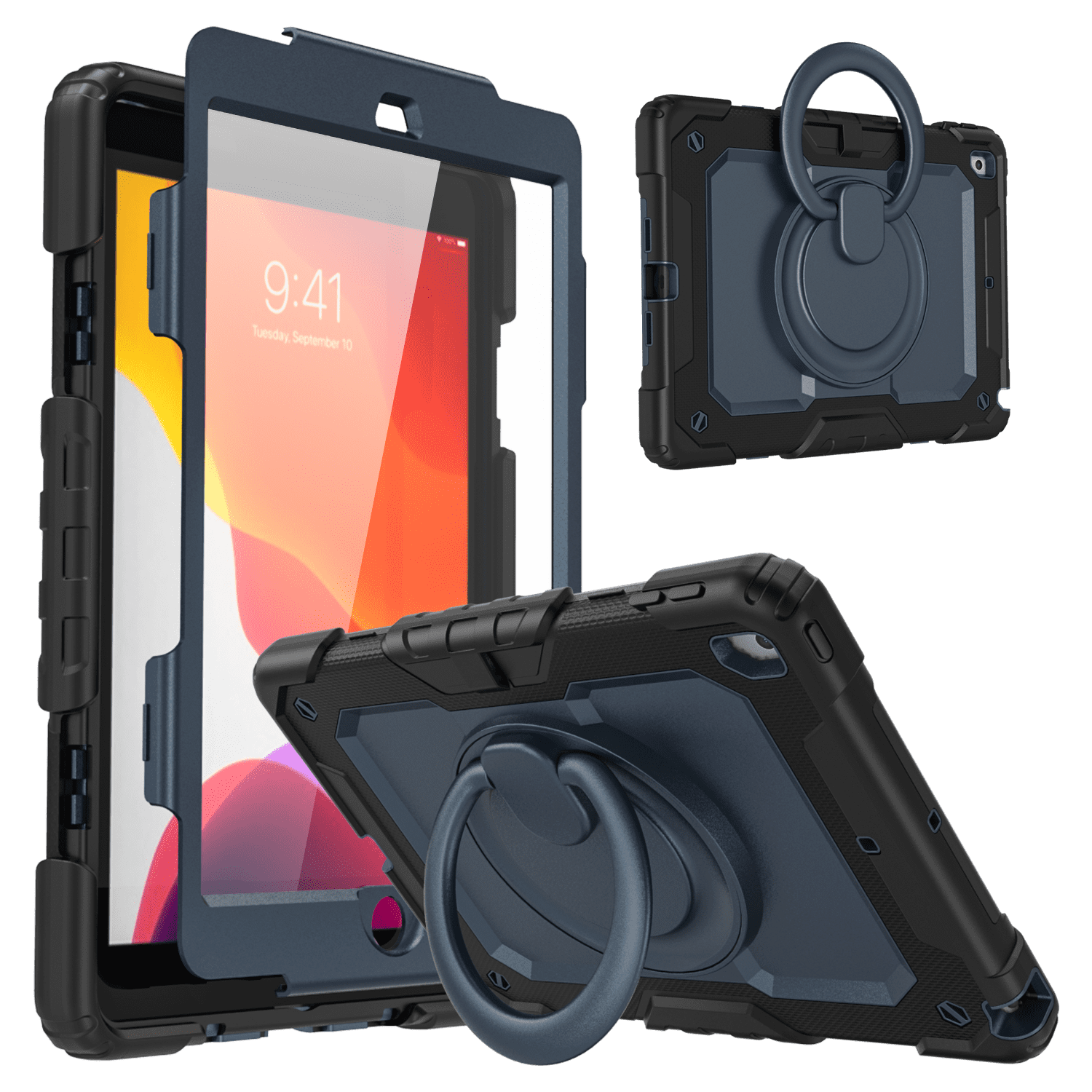 Cbus Wireless Heavy-Duty Kid-Safe iPad Case, Handle Stand, 10.2-inch ...