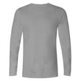Big and Tall Men‘s Long Sleeve T-Shirt - Solid Color Casual Comfort Tee ...