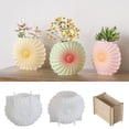 Drrntien Silicone Mold For Sunflower Vase DIY Projects Great For Resin ...