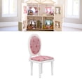 Rupoun 1:12 Miniature Dollhouse Chair White Retro Simulation Wooden ...