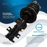 Detroit Axle - Front Struts Kit for Volvo S60 S80 V70 2 Ready Struts w ...