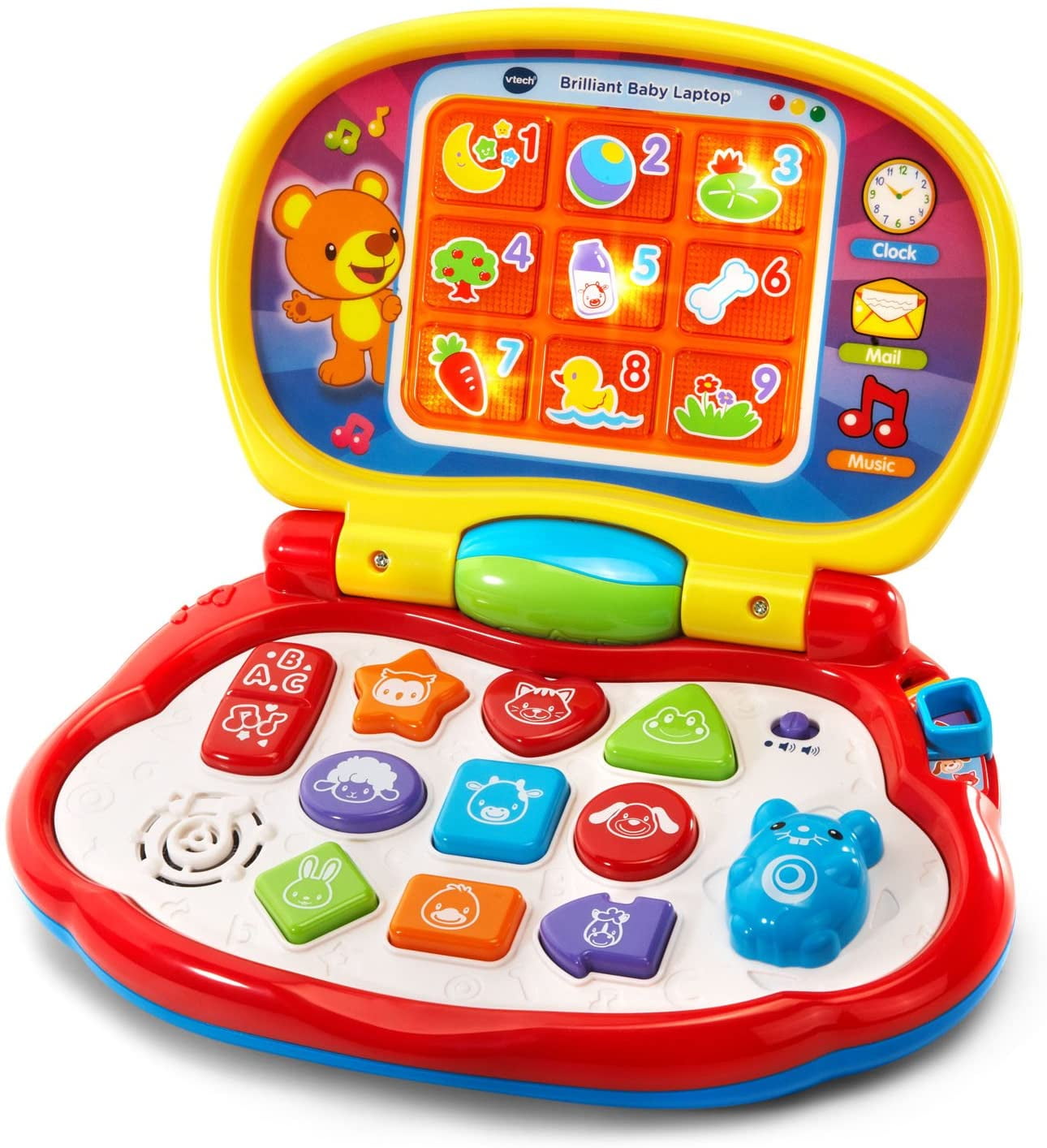 VTech Brilliant Baby Laptop, Red - Walmart.com
