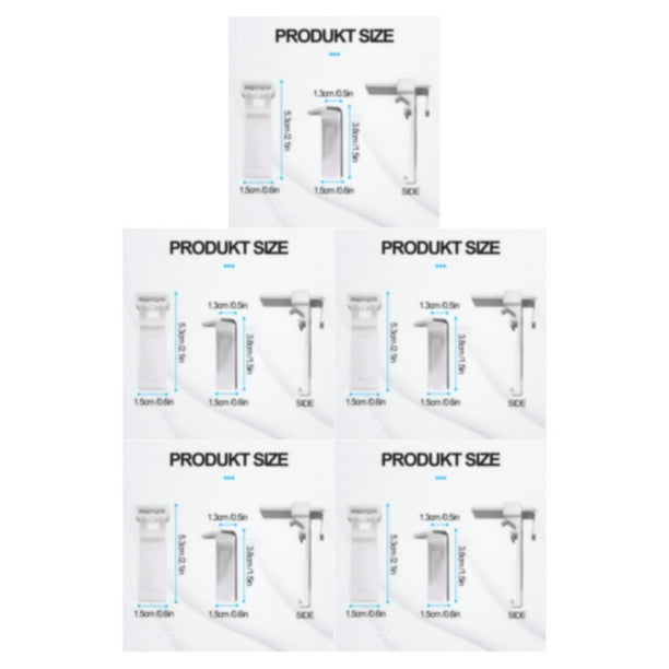 mmirethe 6piece Wide Compatibility Double Roller Blind Clamp Holder For ...