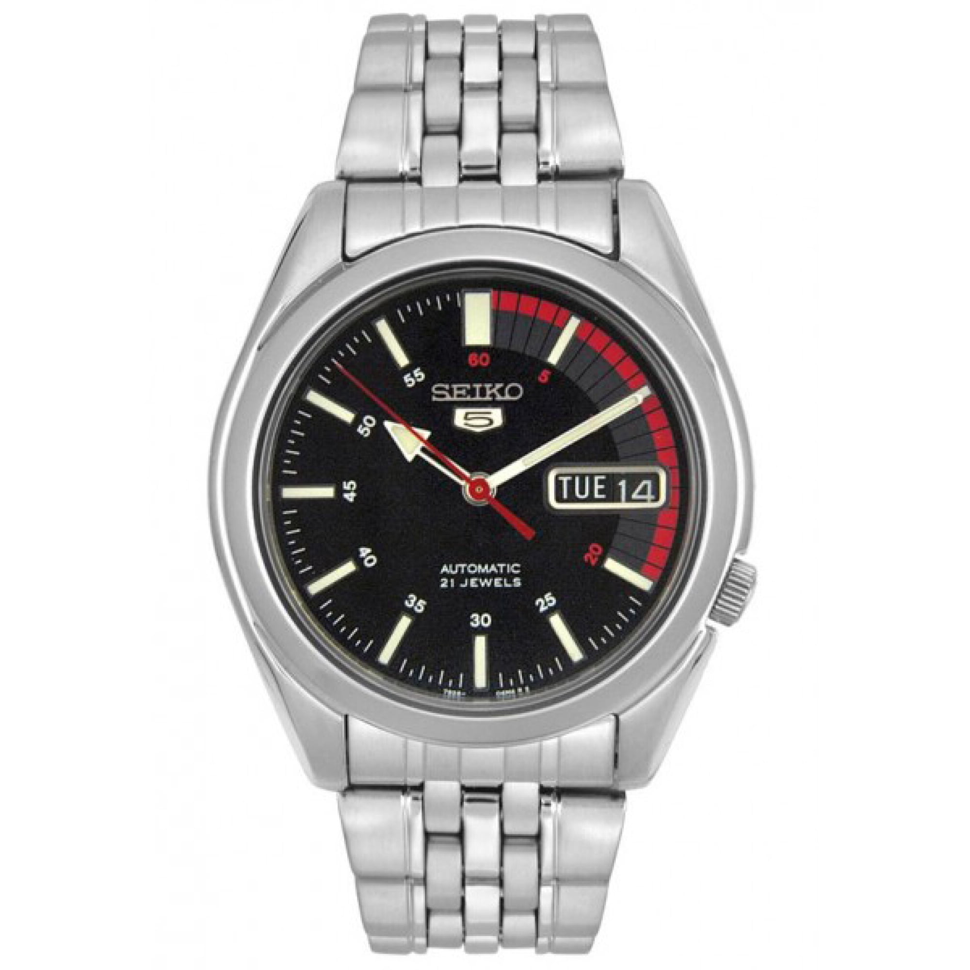Click here for Seiko Mens 5 Automatic Snk375k Black Stainless-Ste... prices