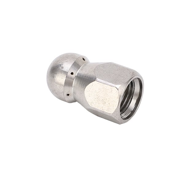 Pressure Washer Sewer Nozzle, Pipe Dredging Nozzle Stainless Steel ...
